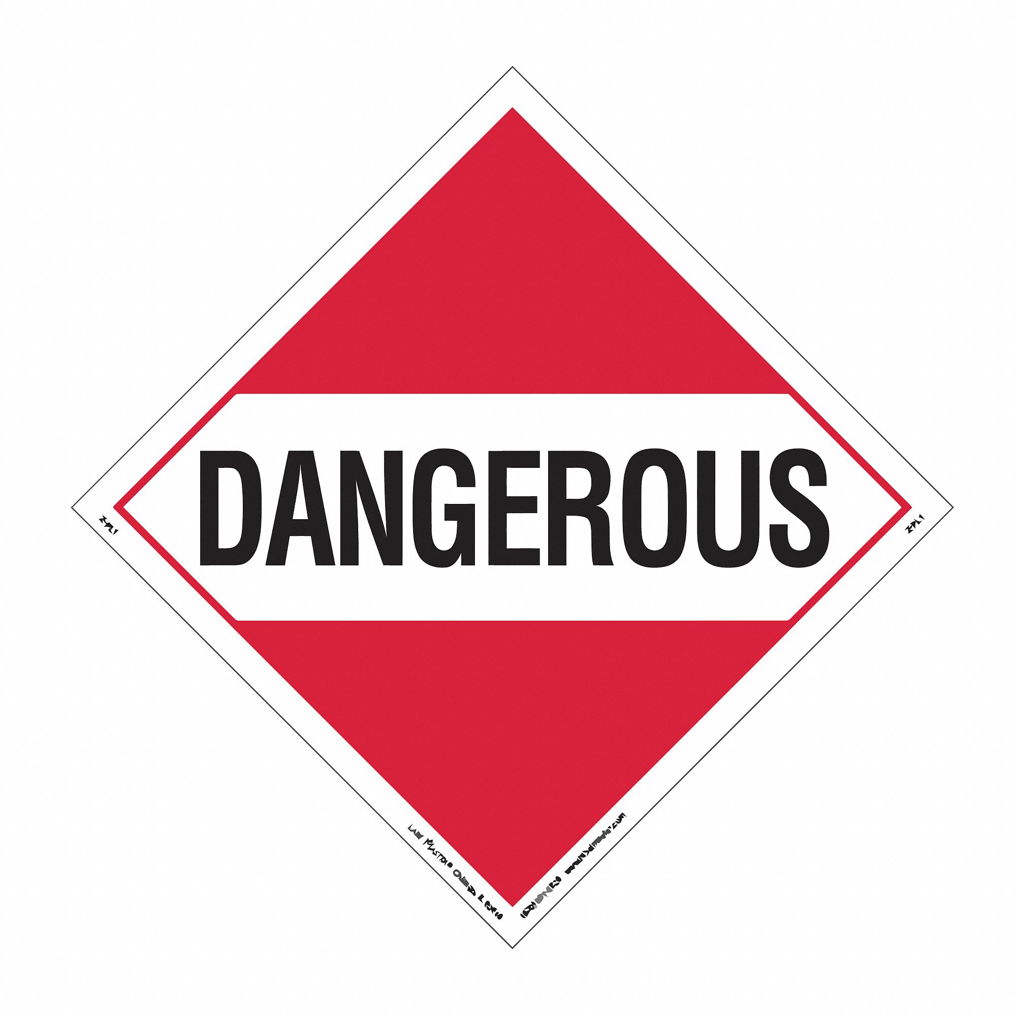 LABELMASTER DOT Container Placard, Container Label/Placard Type ...