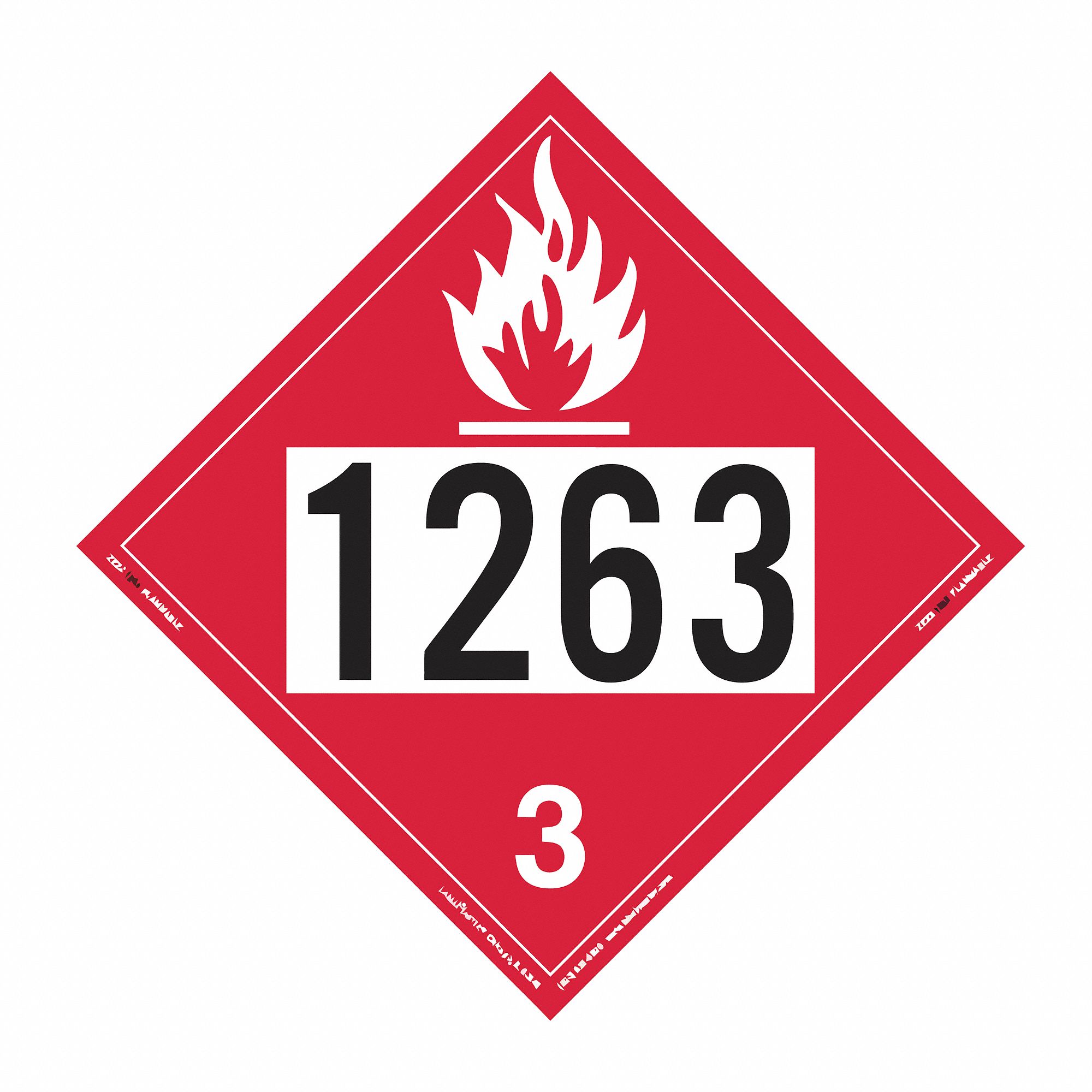 LABELMASTER DOT Container Placard, Container Label/Placard Type ...