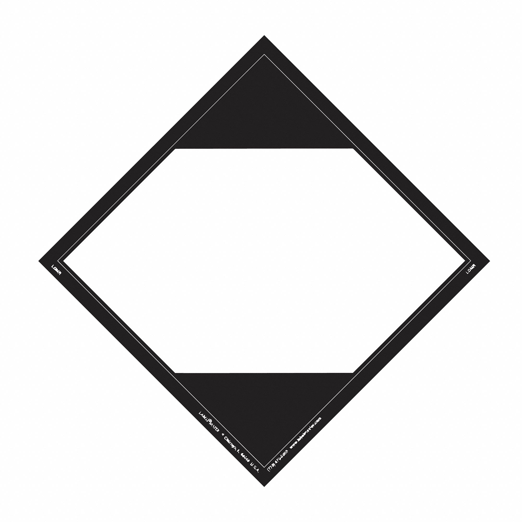 10 3/4 in Label Wd, 10 3/4 in Label Ht, DOT Handling Label - 35ZM09 ...