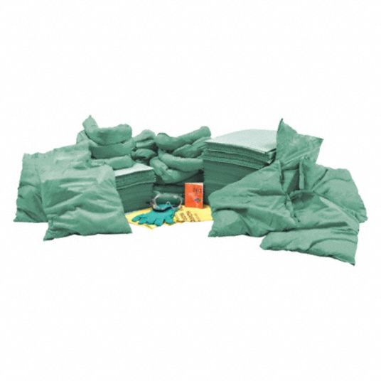 CONDOR, 65 gal Container Capacity, 55 gal Volume Absorbed Per Kit ...