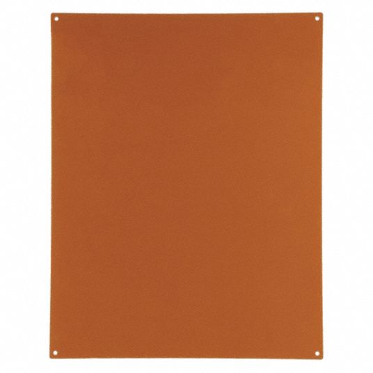 Back Plate, Phenolic, PVC Coated One Side Finish - Grainger