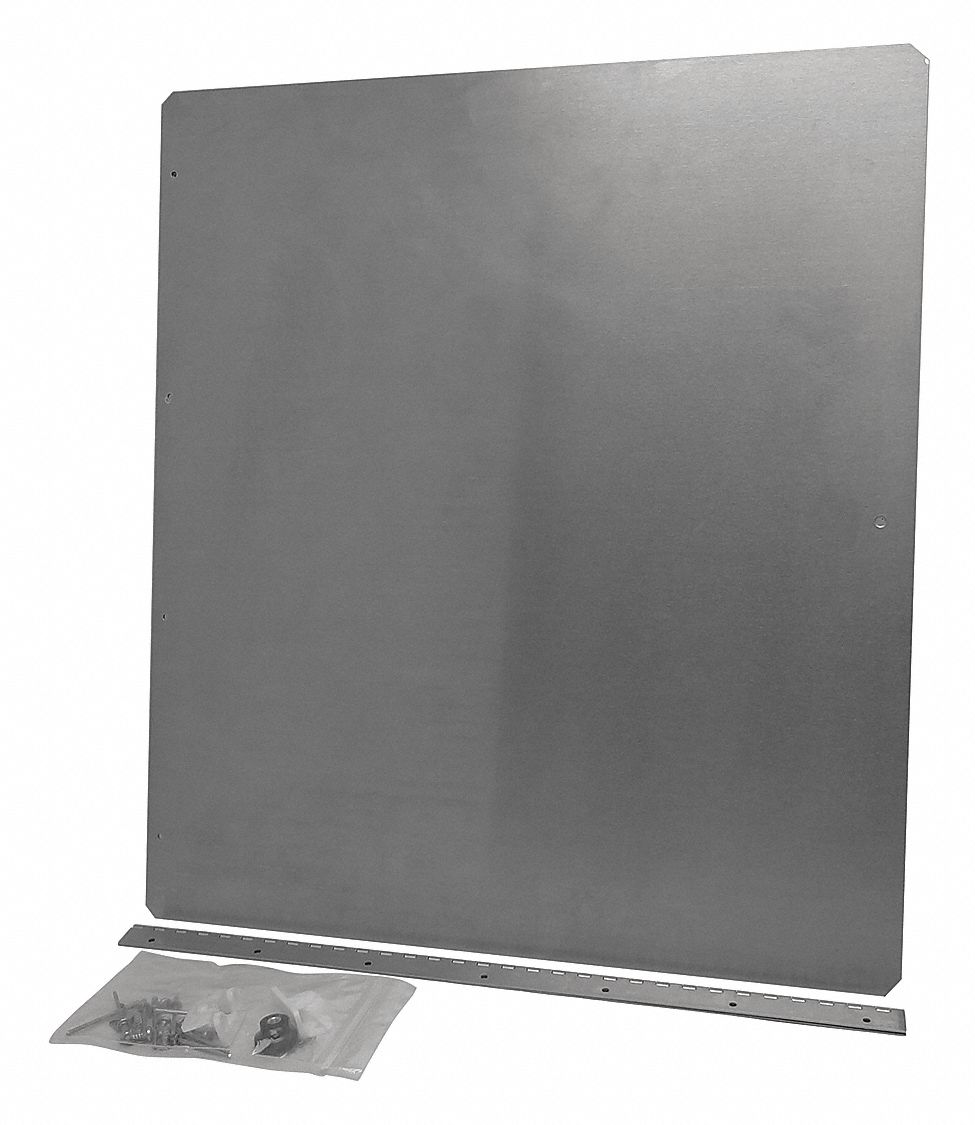 Front Plate, Aluminum, PVC Coated One Side Finish - Grainger