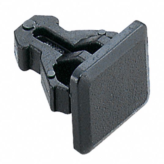 Plastic, 3/8 in Ht, Sheet Metal Strike - 35ZX10|PR4PKB/STRIKE2 - Grainger