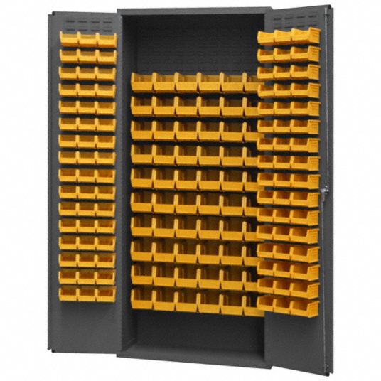 DURHAM MFG, 36 in x 18 in 84 in, 0 Shelves, Bin Cabinet - 36EZ97|3603 ...