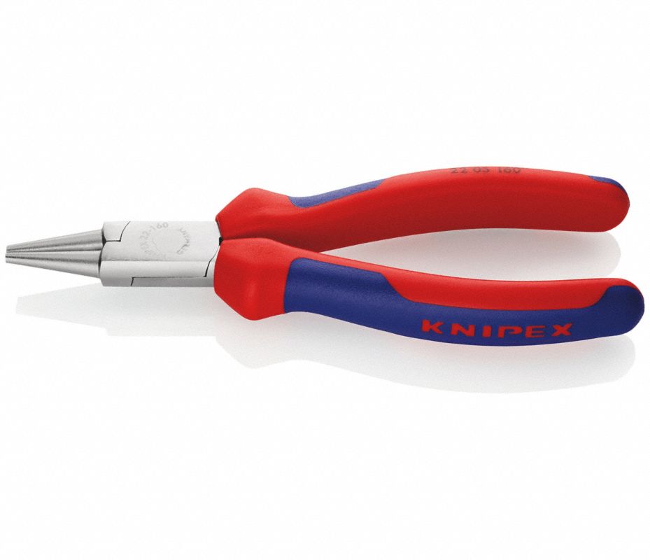 KNIPEX Pinza Punta Redonda,L 6-1/2",M 1-3/16" - Pinzas Formadoras de ...