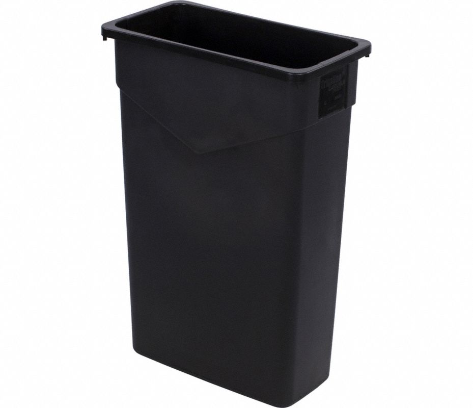 TRIMLINE Bote de Basura, Rectangular, 23 gal., 30", Plástico ...