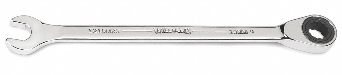 WILLIAMS, Ratchet Combo Wrench,12,10mm - 361L69|1210MRS - Grainger