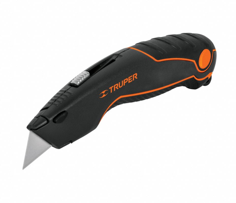 TRUPER Navaja Utilitaria Retráctil Acero Mango Negro - 361LY3 | NM-6 ...