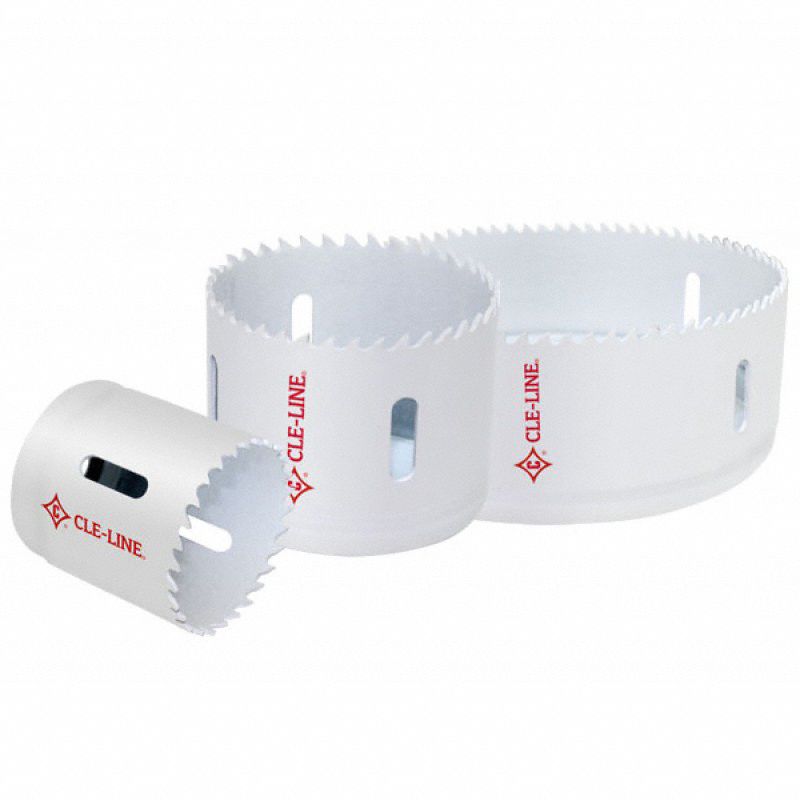 CLE-LINE Sierra Perforadora 3-5/8", 1-7/8" Profundidad Máx. de Corte, 4 ...