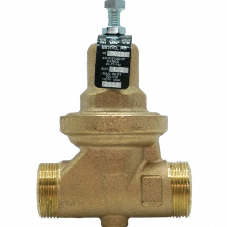 APOLLO 36LF20301PR Water Pressure Reducing Valve,1/2 In. 36N609 ...