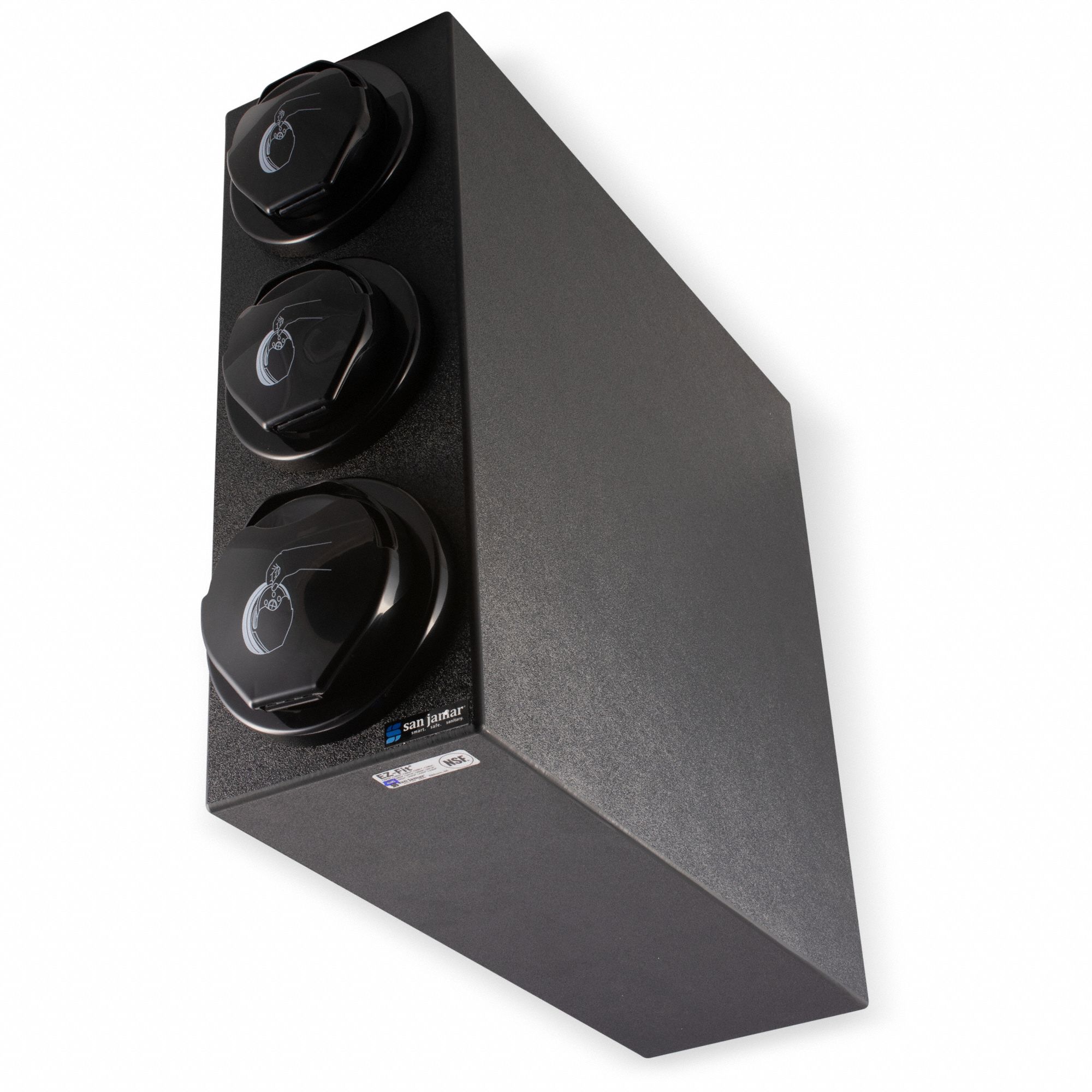 3 Dispensers, Countertop, Lid Dispenser Cabinet - 799YY4|L2913BK - Grainger