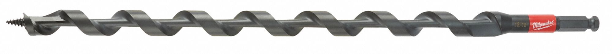 Utility Auger,13/16"x18" - Grainger