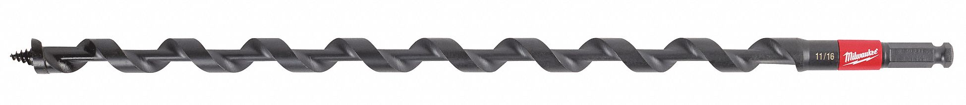 Utility Auger,11/16"x18" - Grainger