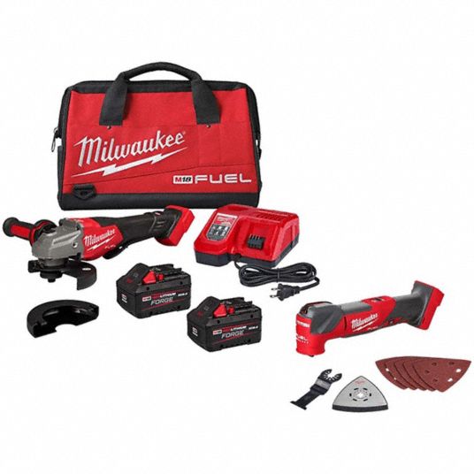 MILWAUKEE TOOL & EQUIPMENT, 2 Tools, Angle Grinder/Oscillating Tool ...