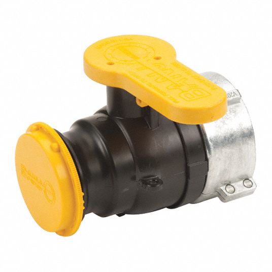 BANJO, 2 in, Polypropylene, Manual Two-Way Ball Valve - 367G73 ...