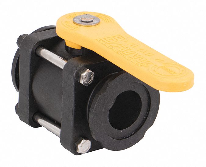 BANJO, 2 in, Polypropylene, Manual Two-Way Ball Valve - 367G75|MV200CF ...