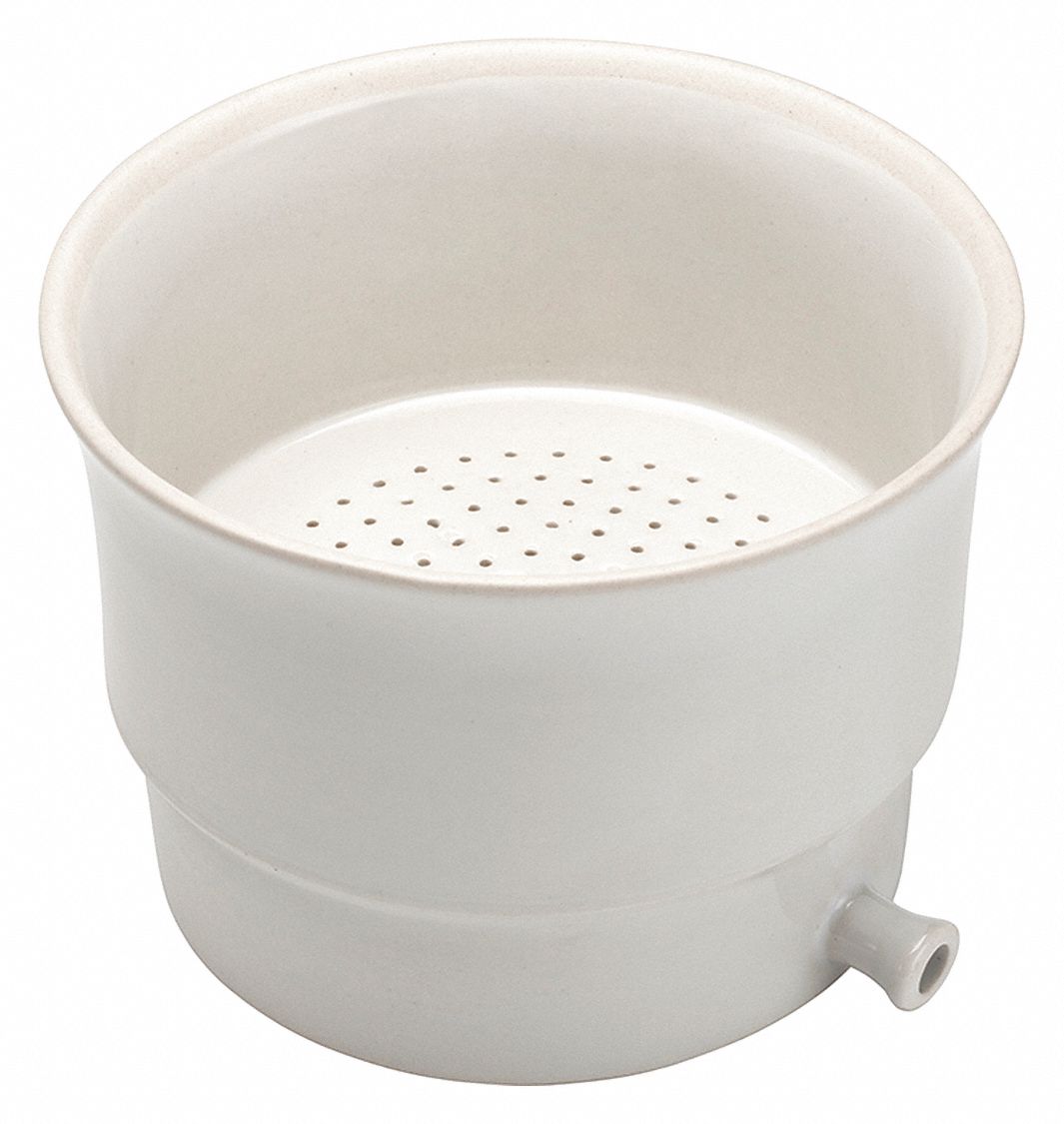 Ceramic, 33.81 fl oz Capacity - oz, Buchner Table Top Funnel - 36A382 ...