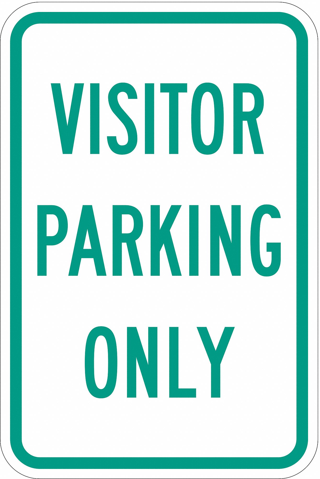 18 in x 12 in Nominal Sign Size, Aluminum, Parking Sign - 36A817|T1 ...