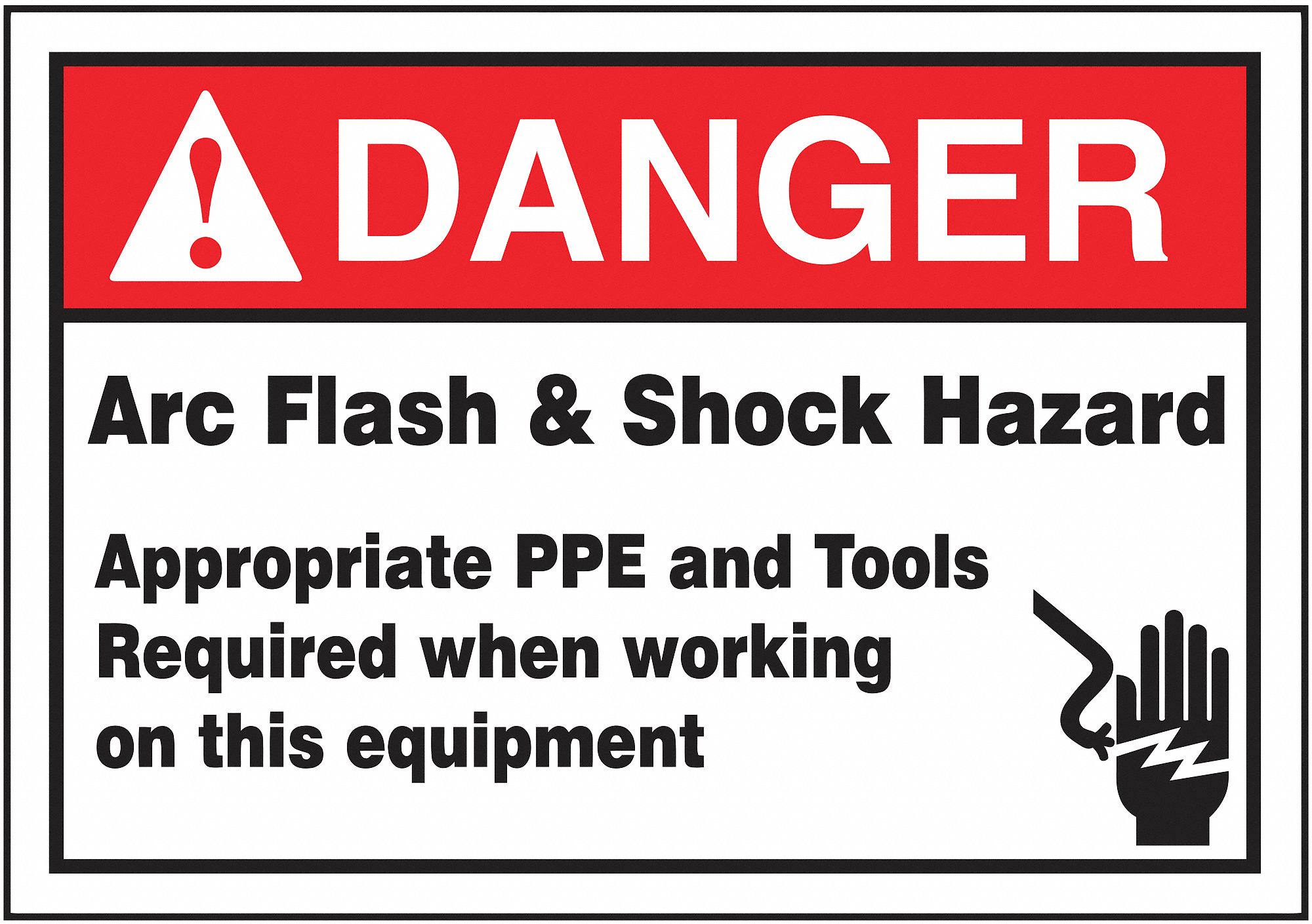 Vinyl, Adhesive Sign Mounting, Arc Flash Label - 36A921|LELC130 - Grainger
