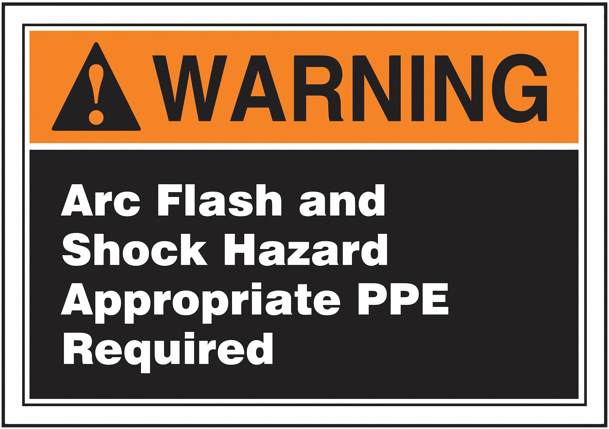 Vinyl, Adhesive Sign Mounting, Arc Flash Label - 36A922|LELC376 - Grainger