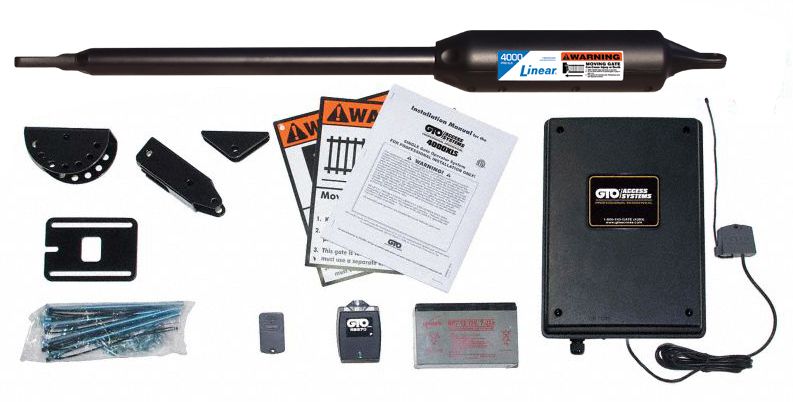 LINEAR, Single Gate, Medium to Heavy Duty, Swing Gate Operator - 36A982 ...