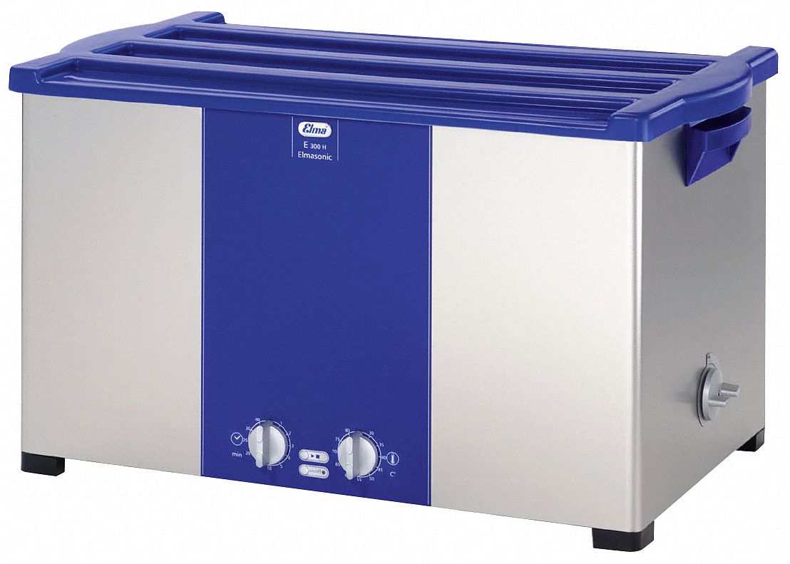 Ultrasonic Cleaner, 7.4 gal Tank, Timer Range 1 to 30 min, Voltage 110 ...