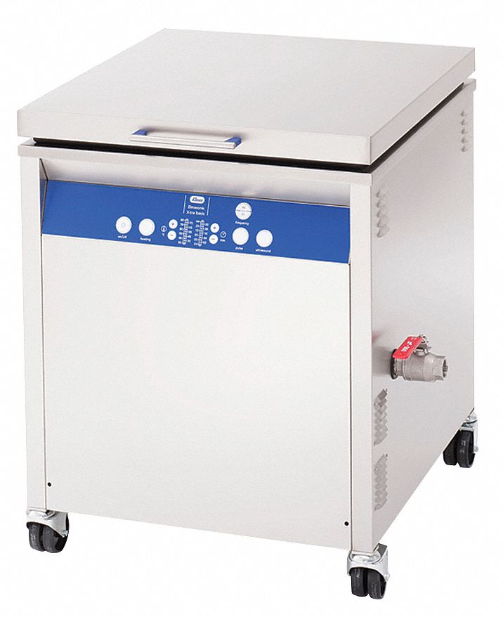 Ultrasonic Cleaner, 33.2 gal Tank, Timer Range 1 to 15 min, Voltage 208 ...