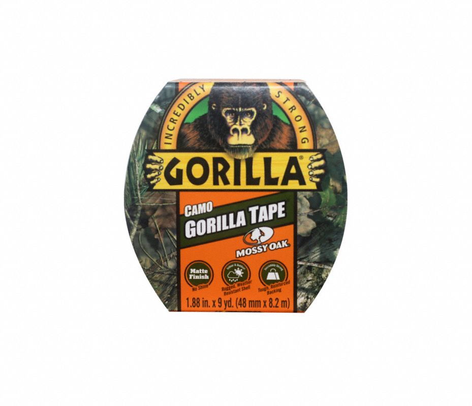 GORILLA Cinta para Ductos,Camuflaje,47 lb./pulg. - 36C205 | 6010902 ...