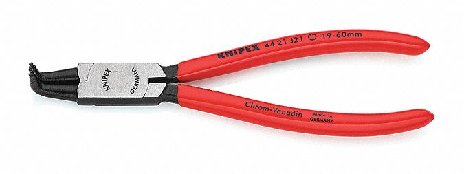 Internal, For 19 mm to 60 mm Bore Dia, Snap Ring Plier Internal Angled ...