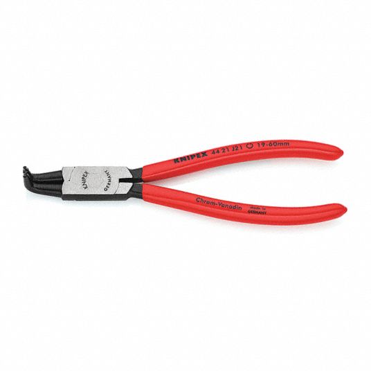 Internal, For 19 mm to 60 mm Bore Dia, Snap Ring Plier Internal Angled ...