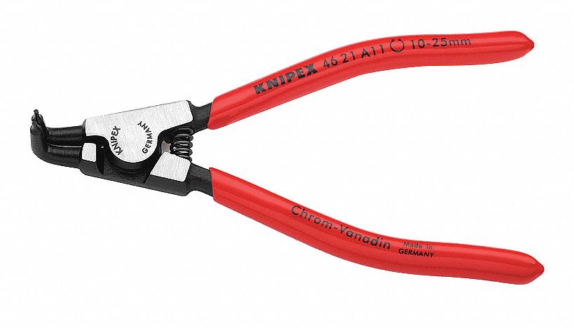External, For 10 mm to 25 mm Shaft Dia, Snap Ring Plier External Angle ...