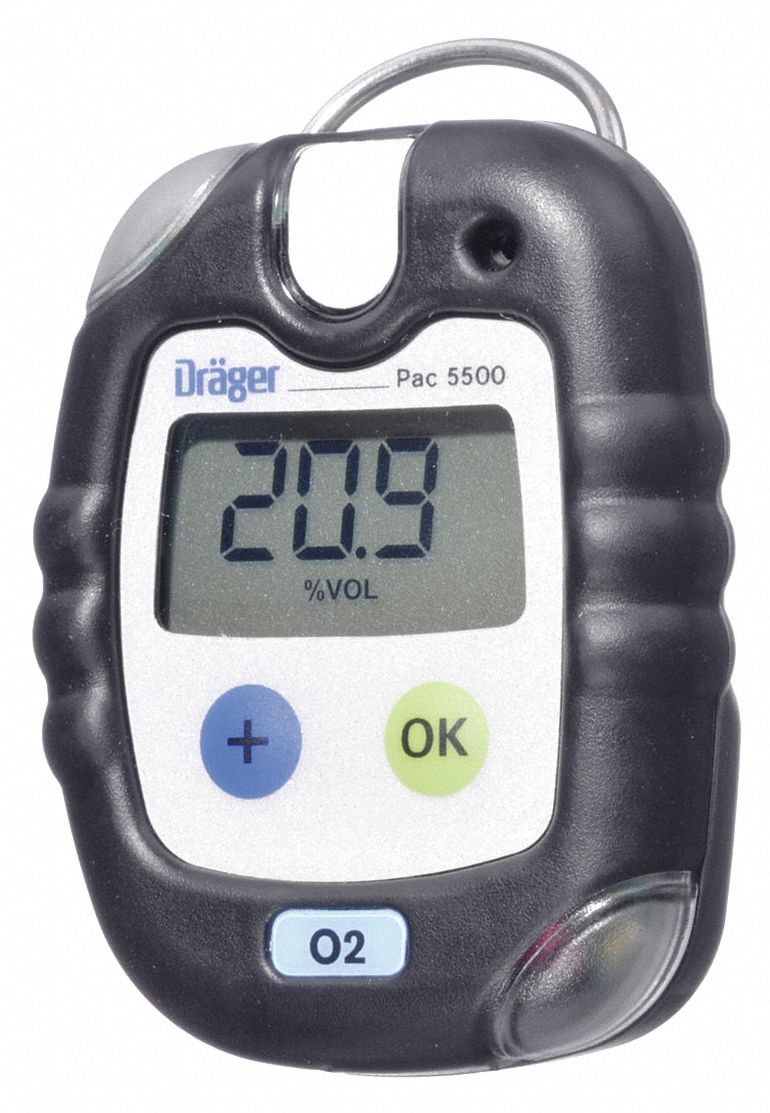 DRAEGER DRAGER PAC 5500 O2 - Single-Gas Detectors - DGR4543962 ...