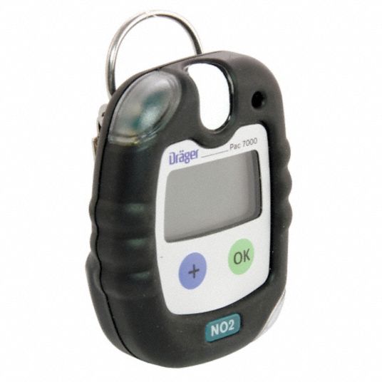 Single Gas Detector, 0 to 50 ppm Sensor Range, Audible, Visual ...