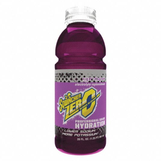 SQWINCHER, Grape, Single-Serve, Sports Drink - 36DZ25|030803-GR - Grainger