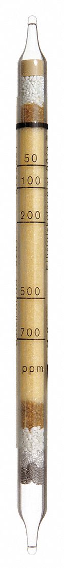 Glass, Reagent Detector Tube, Detects For Ethylene Glycol Acetate, 50 ...