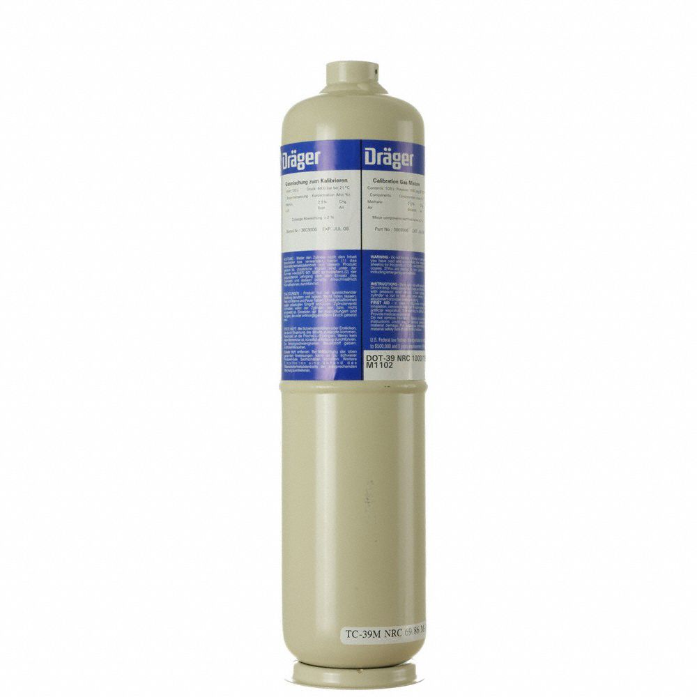DRAEGER, Nitrogen, Varies By Batch, Calibration Gas - 36E930|4520128 ...
