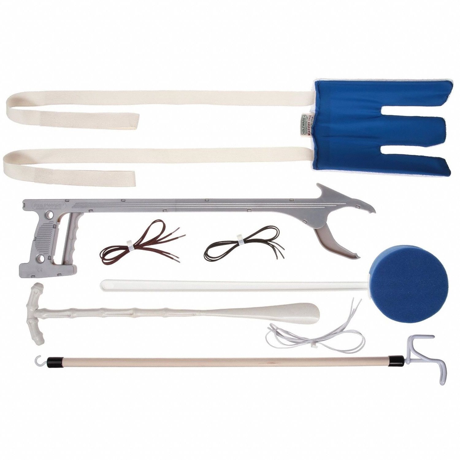 DMI, 2 1/4 in Overall Wd, 10 in Overall Lg, Dressing Aid Kit - 36ED71 ...