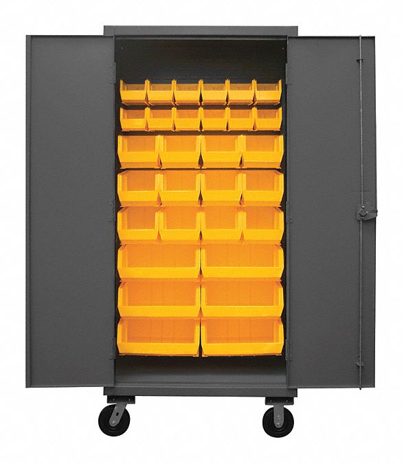 DURHAM MFG, 36 in x 24 in x 80 in, 0 Shelves, Bin Cabinet - 36EZ61 ...