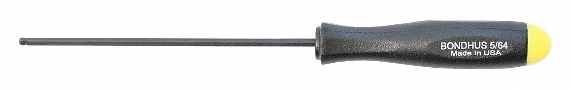 BONDHUS 5/64 Balldriver Tool - 36F663|10604 - Grainger