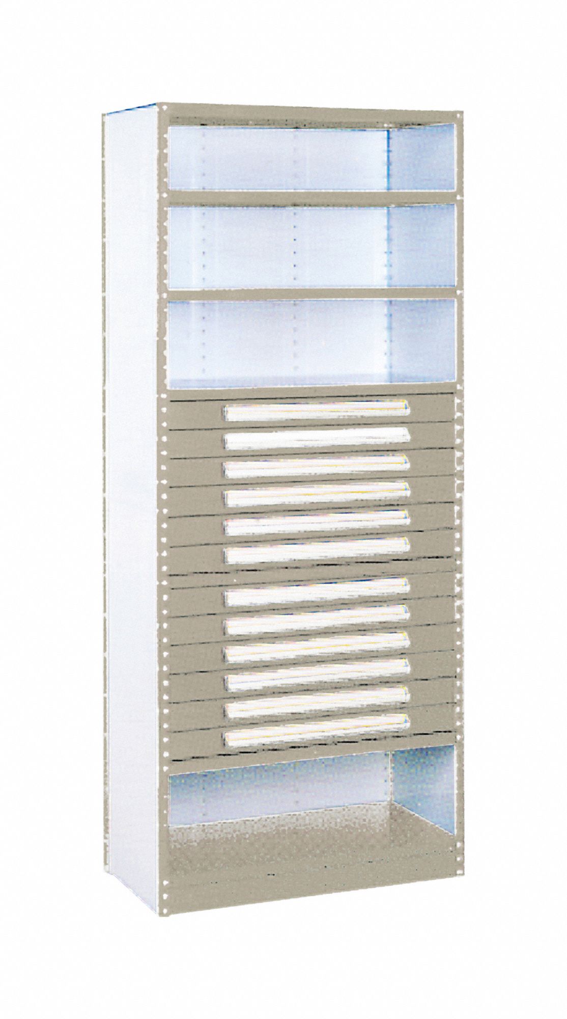 EQUIPTO, Standalone, Heavy-Duty, Metal Shelving - 36F803|4203DN-PY ...