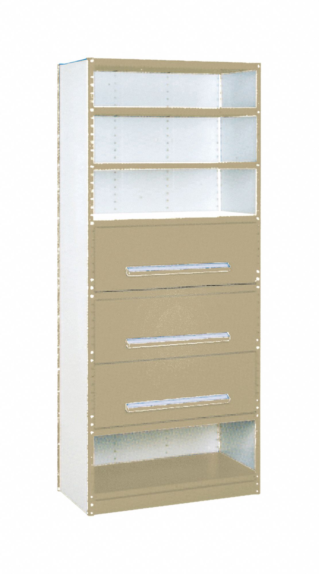EQUIPTO, Standalone, Heavy-Duty, Metal Shelving - 36F904|4207DN-PY ...