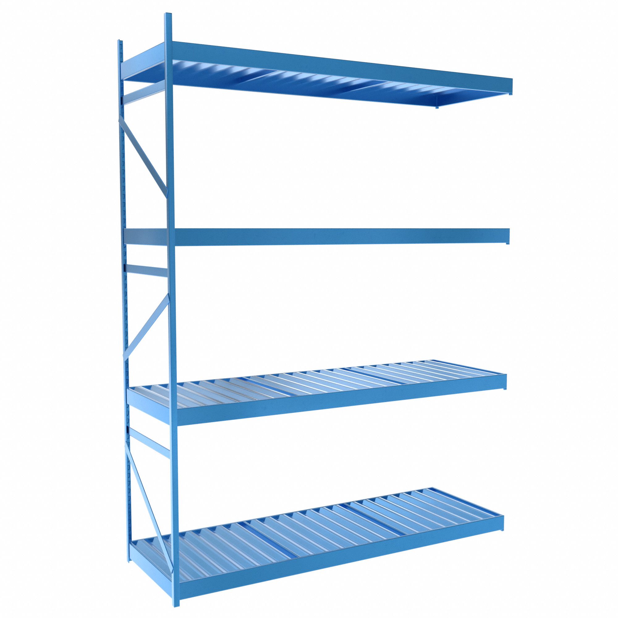 EQUIPTO, Add-On, Light-Duty, Bulk Rack With Decking - 36F949|1018D62A ...
