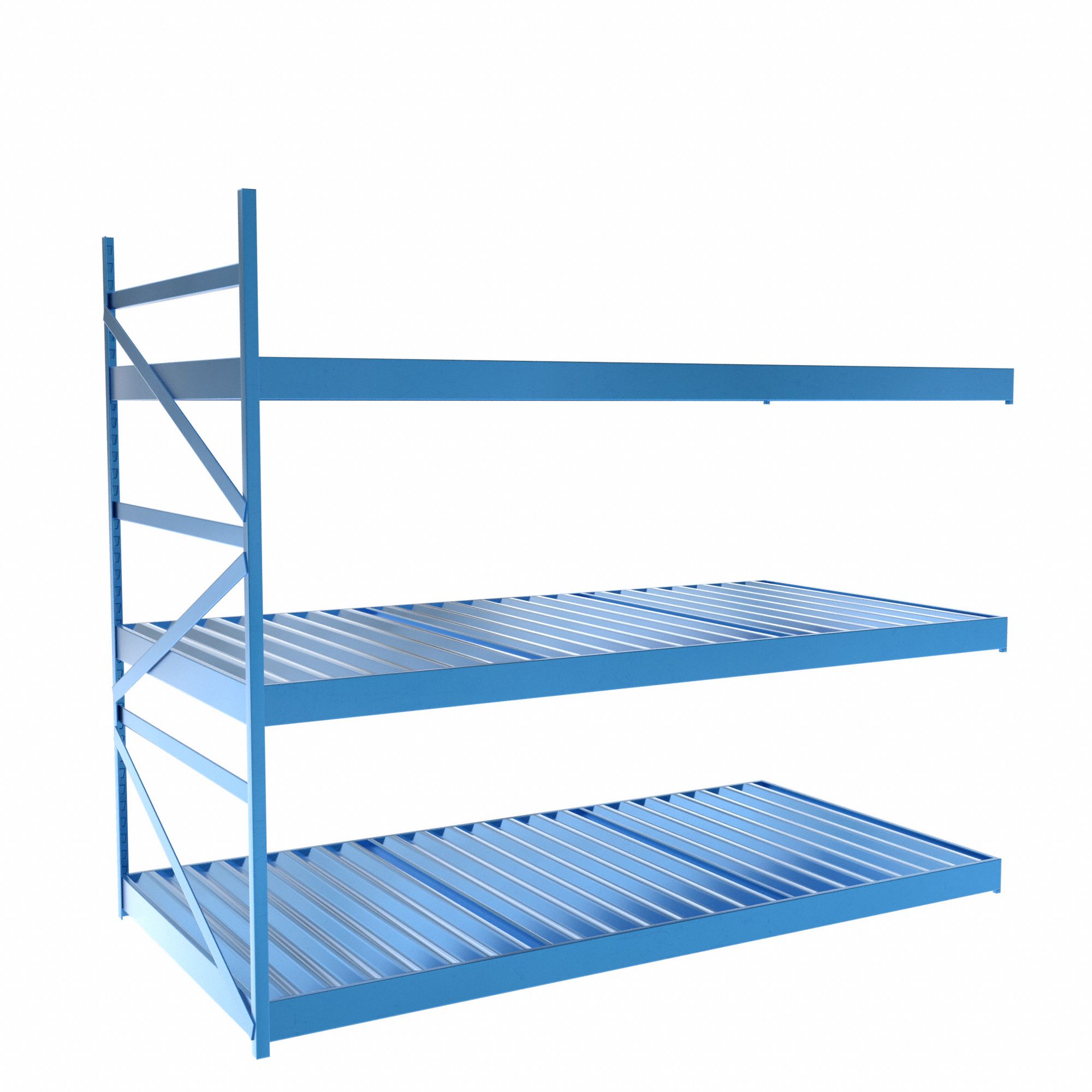EQUIPTO, Add-On, Light-Duty, Bulk Rack With Decking - 36F961|1015D63A ...