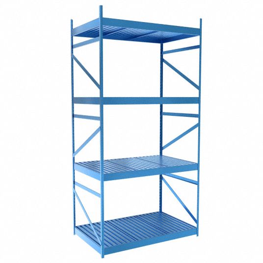 EQUIPTO, Starter, Light-Duty, Bulk Rack With Decking - 36F969|1018D40S ...