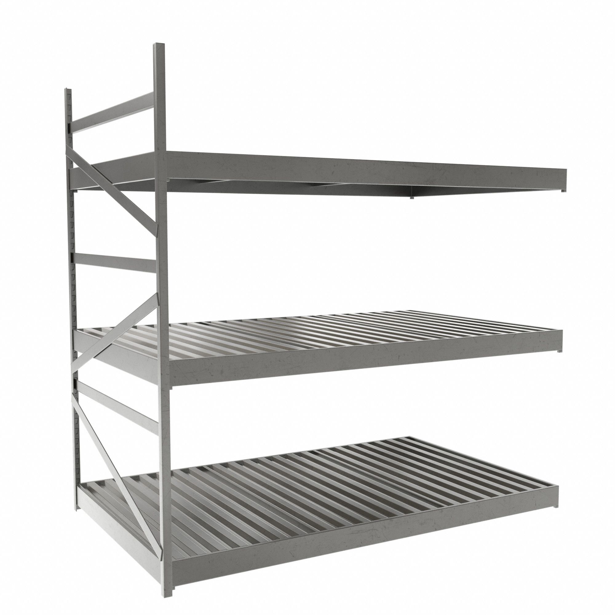 EQUIPTO, Add-On, Light-Duty, Bulk Rack With Decking - 36F991|1015D53A ...