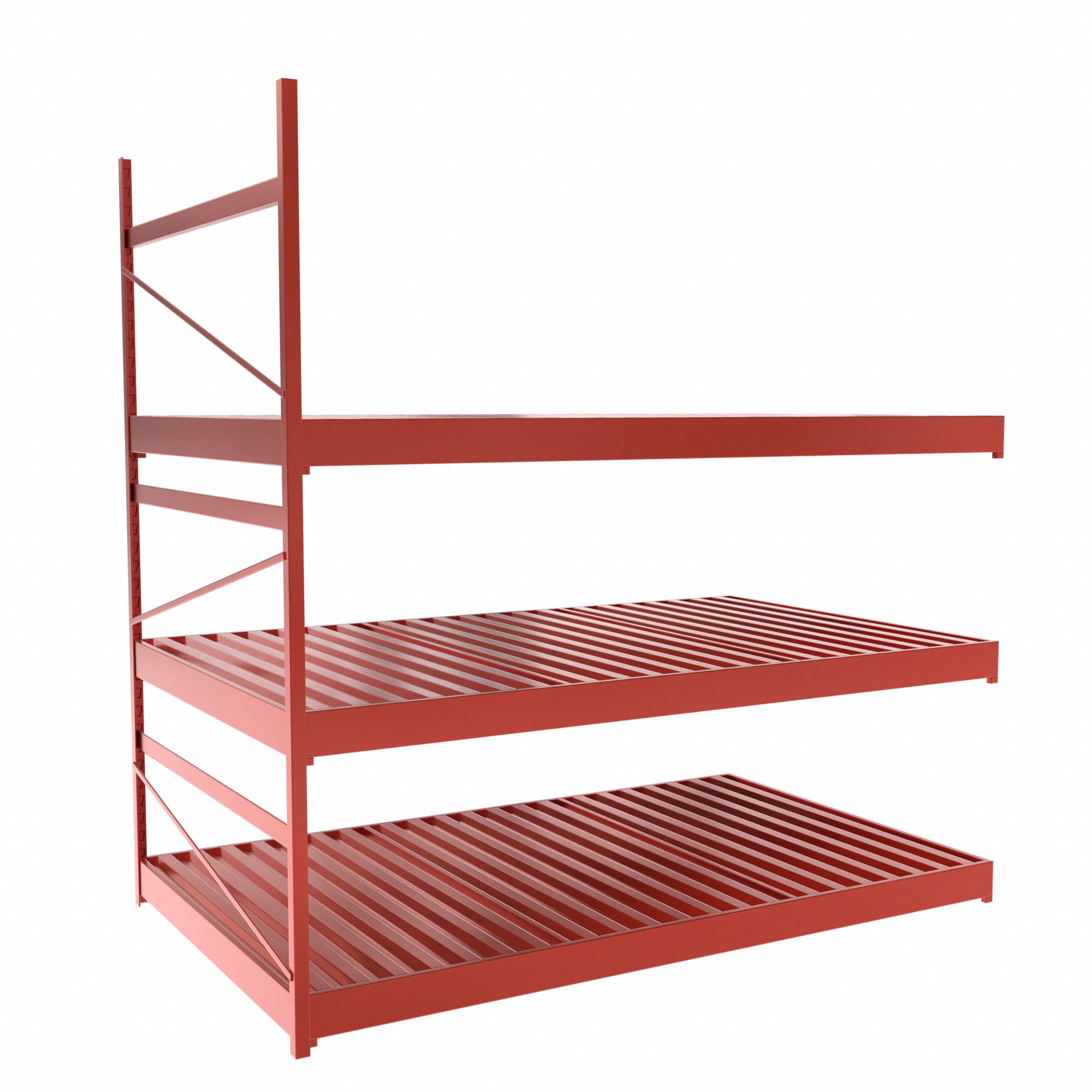 EQUIPTO, Add-On, Light-Duty, Bulk Rack With Decking - 36F994|1015D53A ...