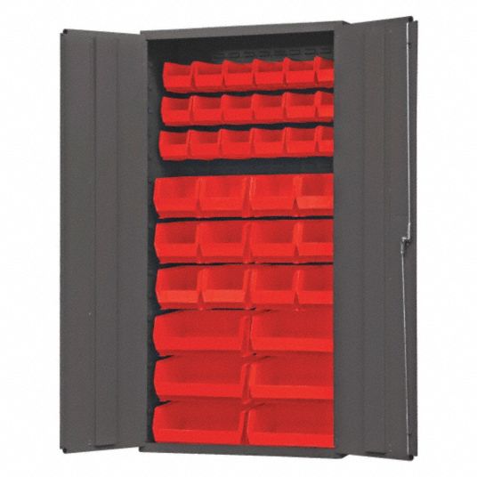 DURHAM MFG, 36 in x 18 in 72 in, 0 Shelves, Bin Cabinet - 36FC07|3602 ...