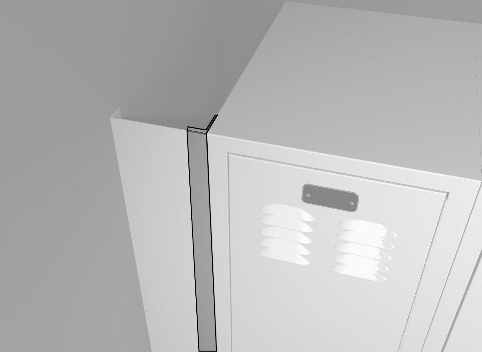 HALLOWELL, 1 1/4 in x 78 in, Gray, Front Filler Slip Joint - 36FJ88 ...