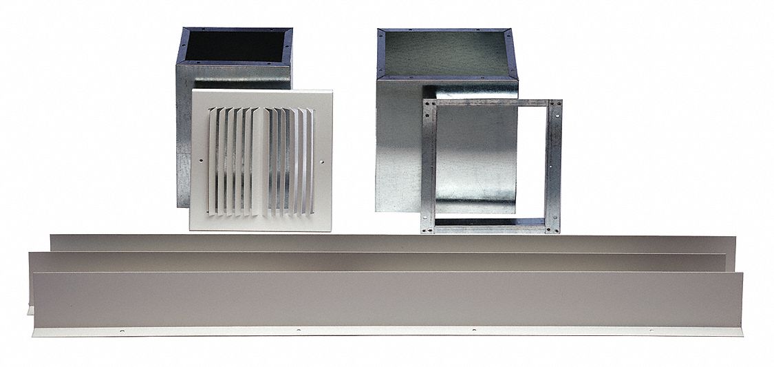 WILLIAMS COMFORT PRODUCTS, Side, Metal, Outlet Register - 36FK72|6701 ...