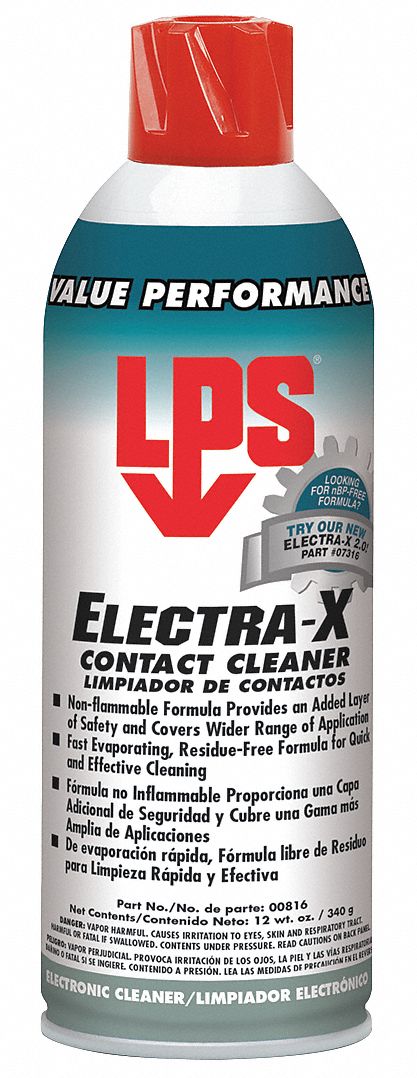 LPS, Aerosol Spray Can, 12 oz, Contact Cleaner - 36FL95|00816 - Grainger